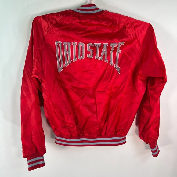 NCAA | Jackets & Coats | Vintage Ohio State Buckeyes Varsity Silk Nylon ...